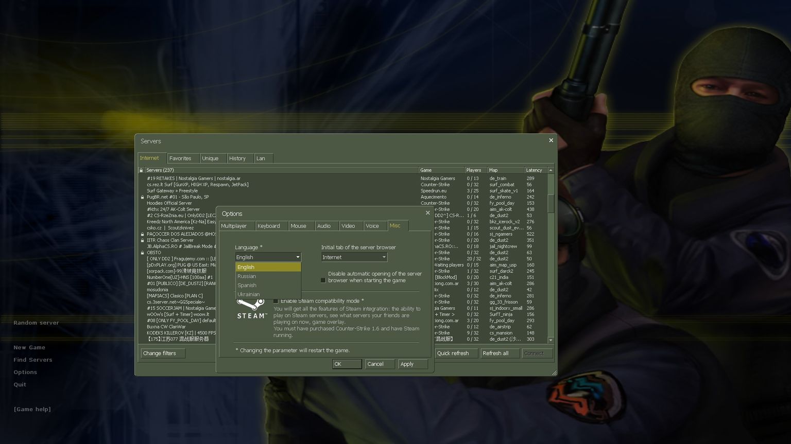 Download the original CS 1.6 build for free / Classic version of ...